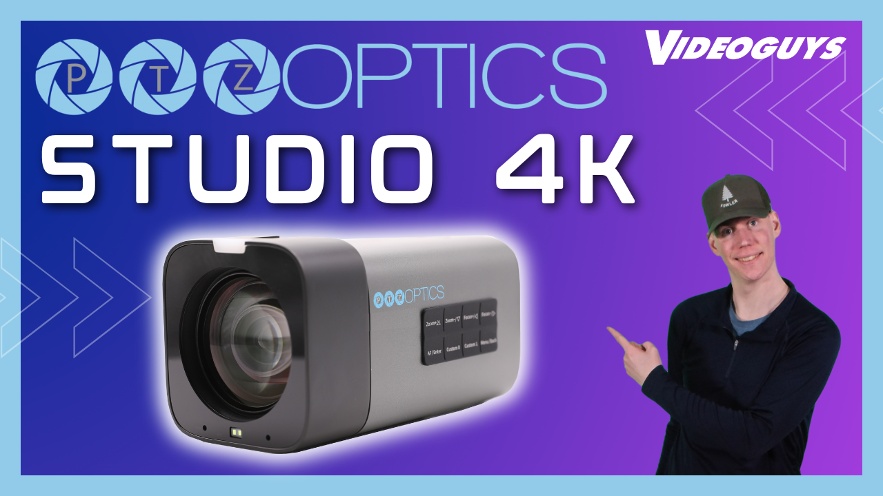 Introducing the PTZOptics Studio 4K: The Ultimate Live Streaming Camer ...