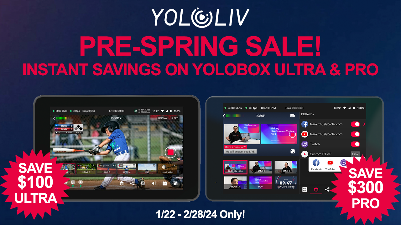 Get the Best Deals on YoloLiv YoloBox Ultra & Pro! – Videoguys
