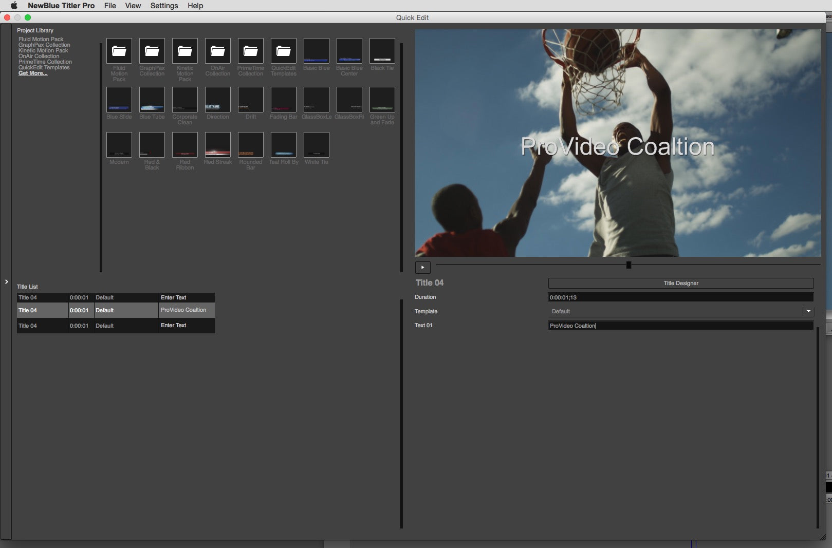 In Depth Review of NewBlueFX Titler Pro for Avid Editors – Videoguys