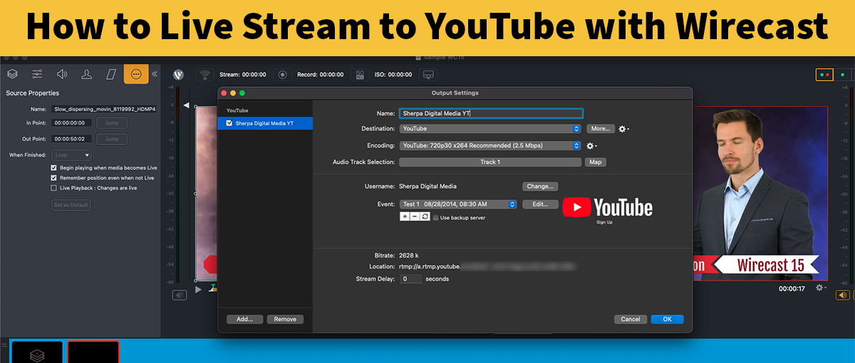 Wirecast 15 Guide to YouTube Live Streaming – Videoguys