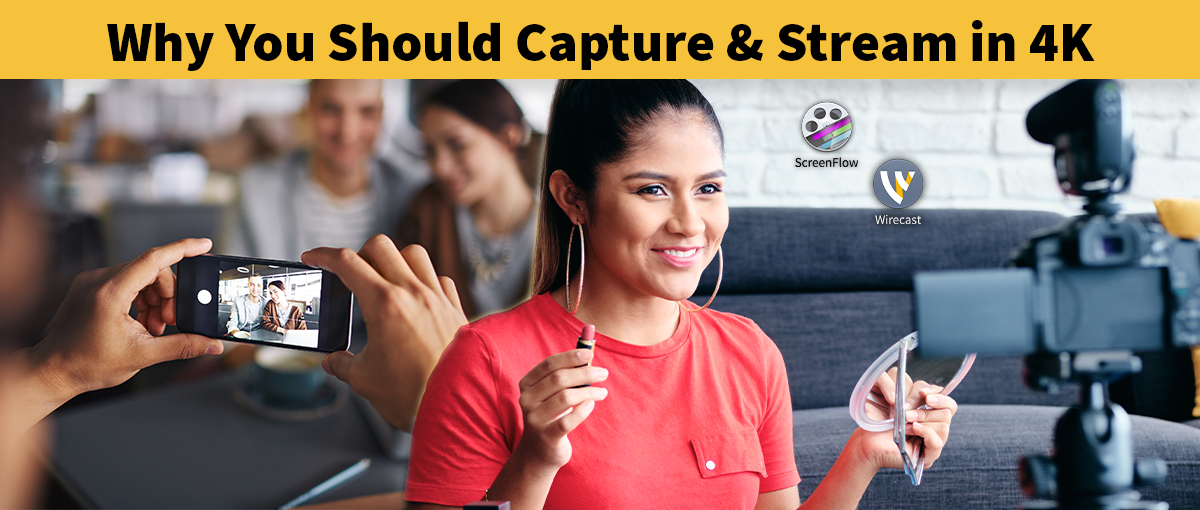 Wirecast workflow: Capture 4K and Stream 1080P – Videoguys