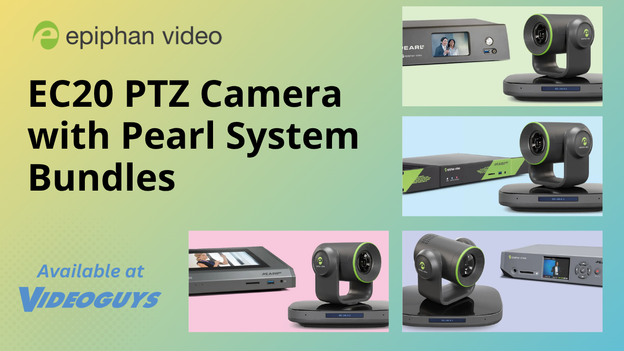 Epiphan EC20 PTZ Camera with Pearl System Bundles – Videoguys