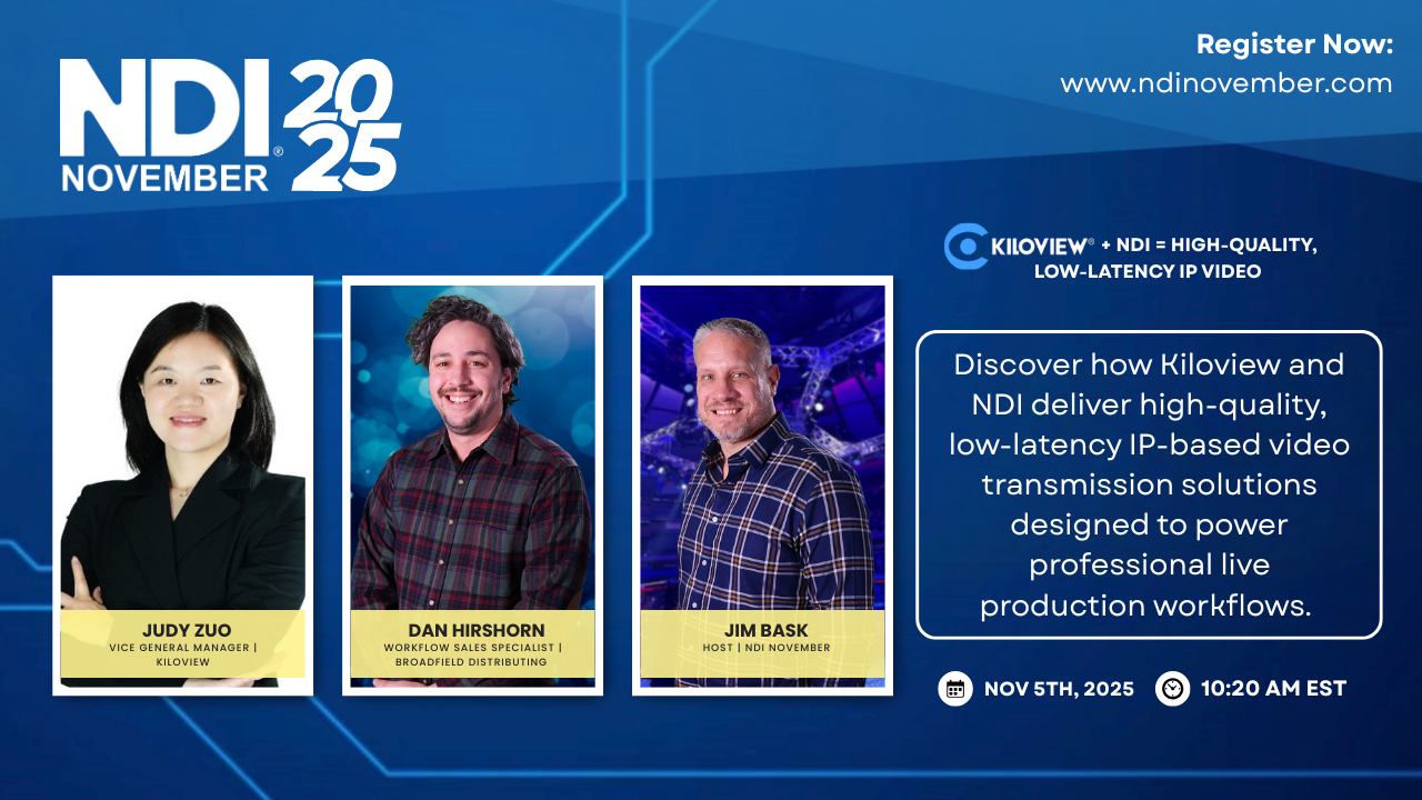 Kiloview High-Quality & Low Latency NDI Converters – Videoguys