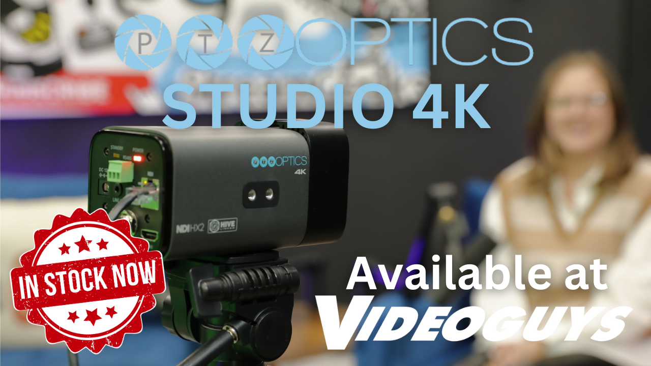 PTZOptics Studio 4K Box Camera for 4K Production – Videoguys