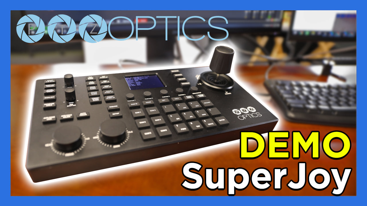 PTZOptics SuperJoy PTZ Camera Controller DEMO – Videoguys
