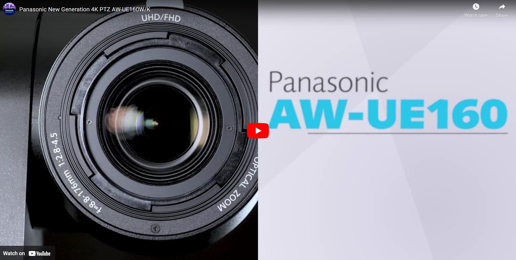 Panasonic AW-UE160 is the Next Generation of 4K PTZ Cameras – Videoguys
