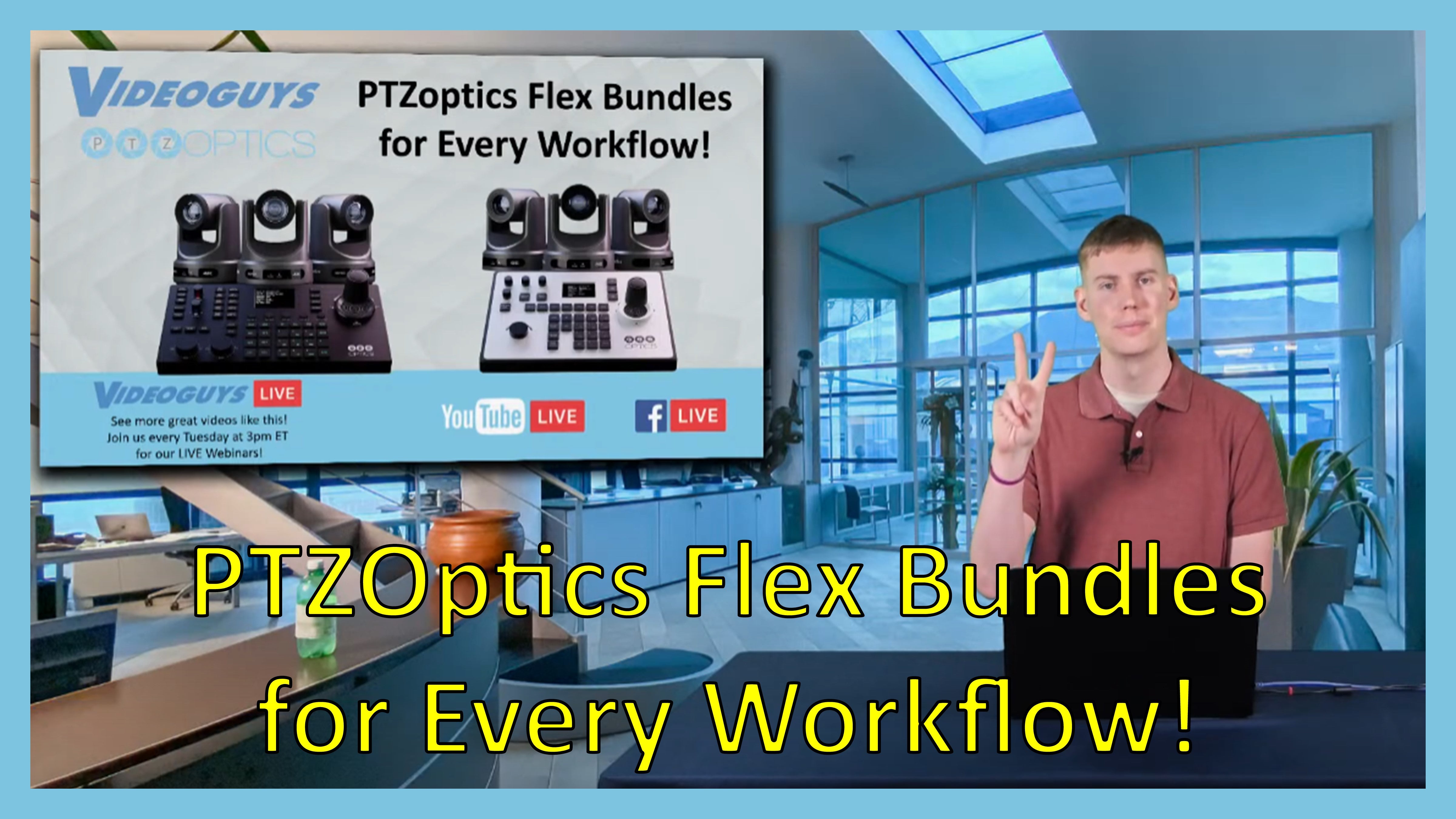 PTZOptics Multicamera Bundles Flex to Meet Your Church, School, or Cor – Videoguys