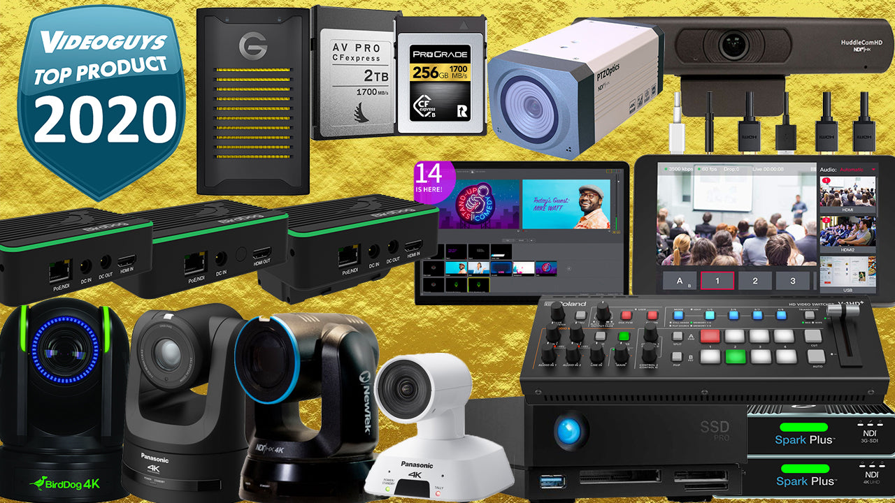 Top Products of 2020 for Live Streaming & Video Production – Videoguys