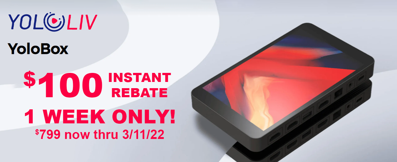 Save Now on the All-in-One Streaming Device YoloBox – Videoguys