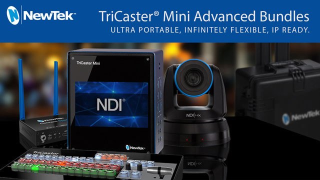 Introducing NewTek TriCaster® Mini Advanced - Ultra Portable, Infinite ...