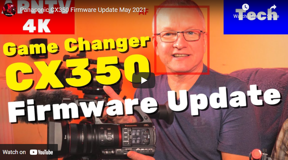 New CX-350 Firmware Opens up New Features! – Videoguys