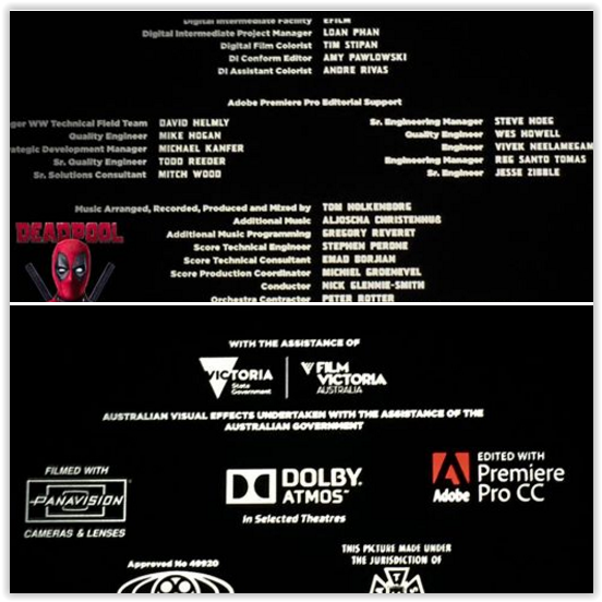 The coolest part about Deadpool: It was Edited with Adobe Premiere Pro ...