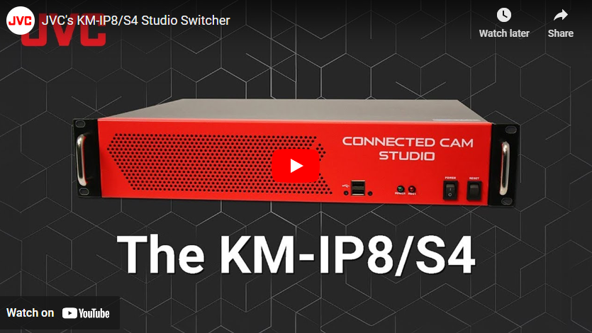 Enhance Your Production Quality with JVC's KM-IP8/S4 Studio Switcher: – Videoguys