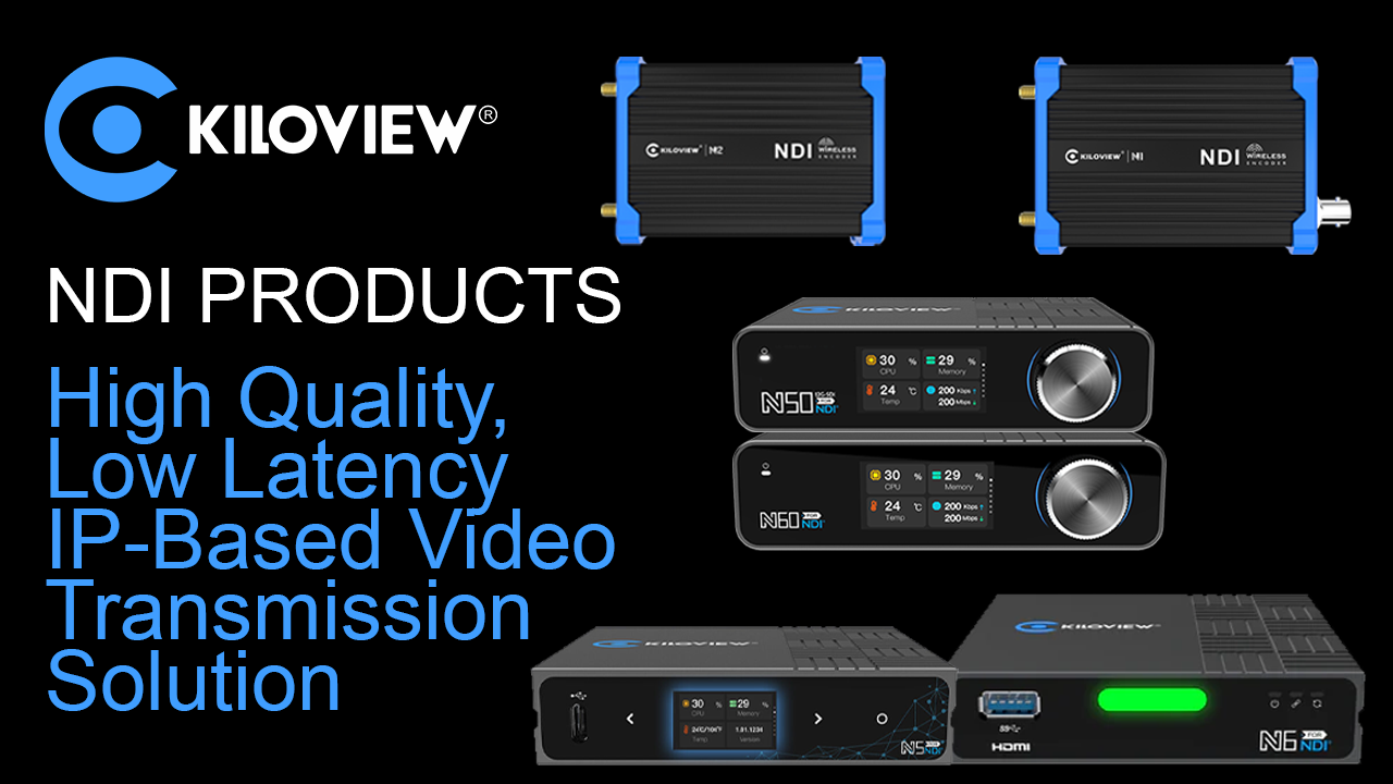 Create an NDI Production System for Live Streaming with Kiloview Conve ...