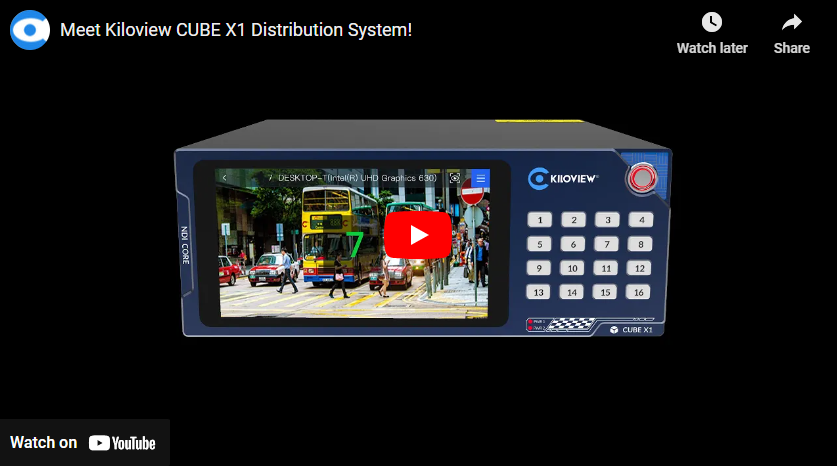 Introducing the Kiloview CUBE X1 Distribution System! – Videoguys