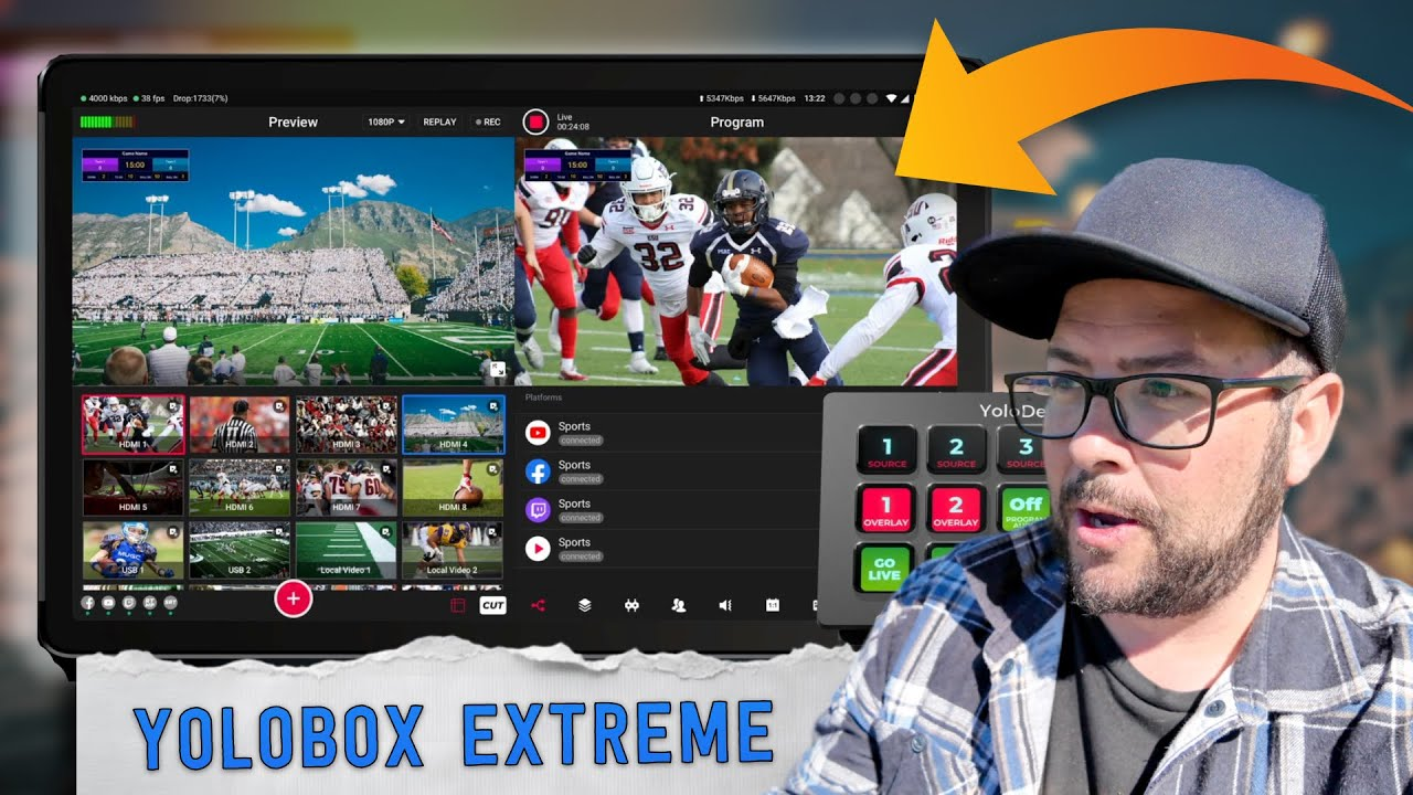 Scoreboards, Instant Replays, and More with YoloBox Extreme – Videoguys
