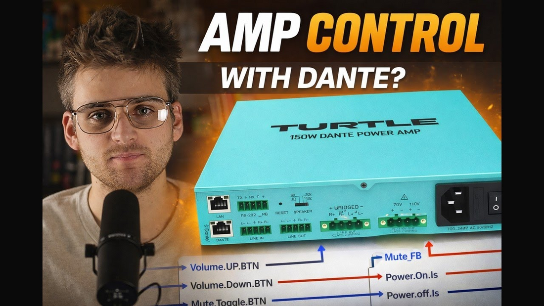 Turtle AV 150W Dante Amplifier Featured in AV-over-IP YouTube Series ...