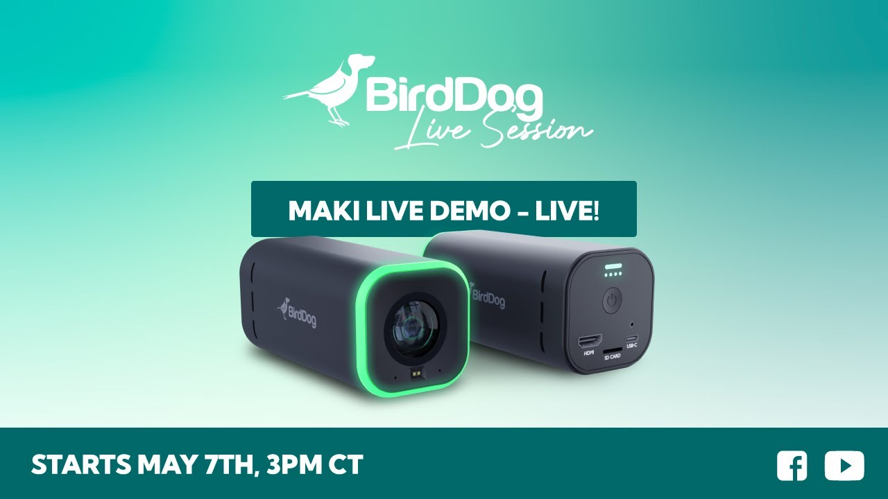 Inside BirdDog Maki Live: Compact NDI Camera with Built-In AI and HDMI ...