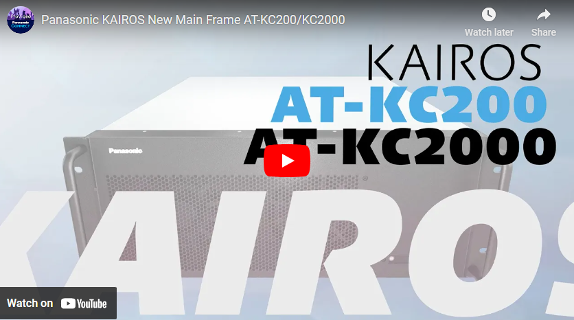 New! Panasonic KAIROS AT-KC200/KC2000 Main Frame – Videoguys