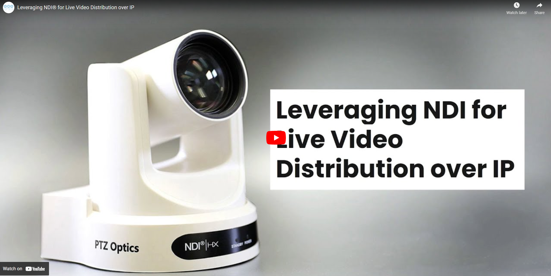 Leveraging NDI® for Live Video Distribution over IP – Videoguys
