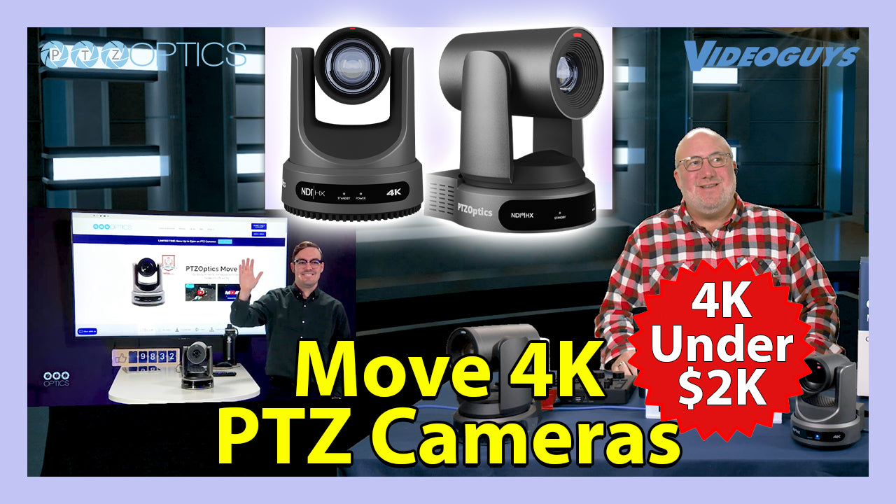 Introducing New Affordable 4K Auto-Tracking PTZ Cameras with Total Con – Videoguys
