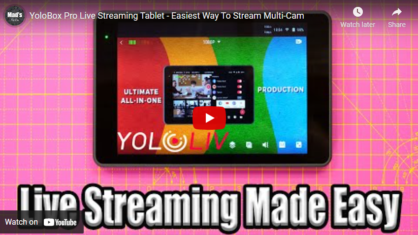 YoloBox Pro Super Easy Live Multi Camera Streaming – Videoguys