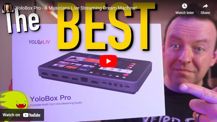 YoloBox Pro is Awesome for Musicians Looking to Live Stream – Videoguys