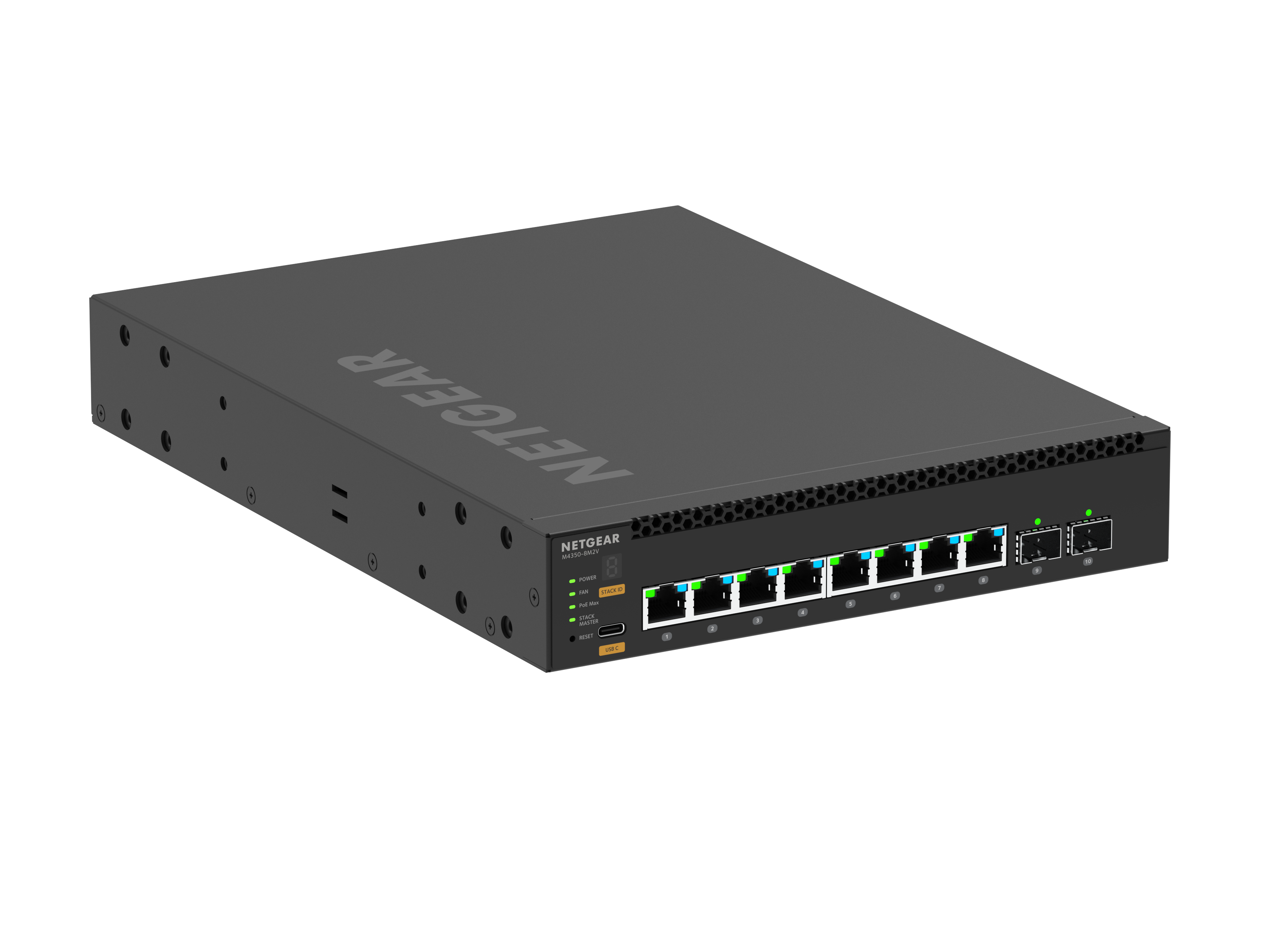 NETGEAR M4350-8M2V (MSM4310) 8x2.5G PoE++ (119W base, up to 551W) and ...