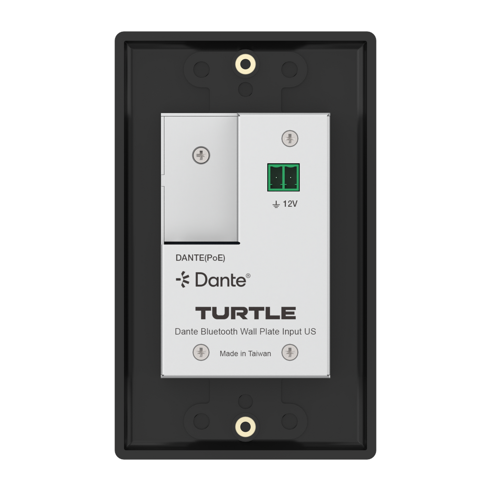 Turtle Dante Bluetooth Wallplate with Flexible Control Options – Videoguys