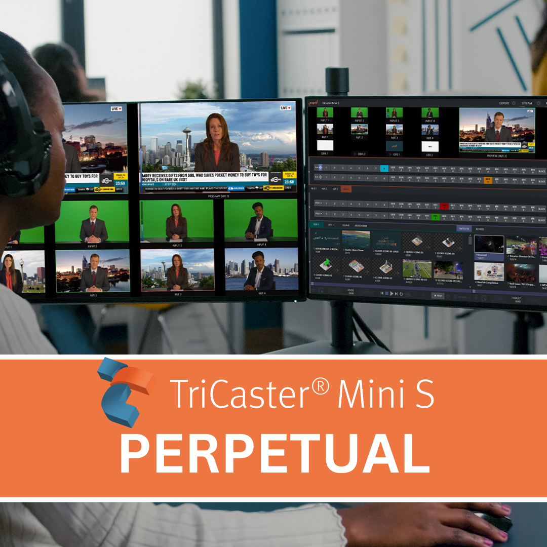 Vizrt TriCaster Mini S Software Perpetual – Videoguys