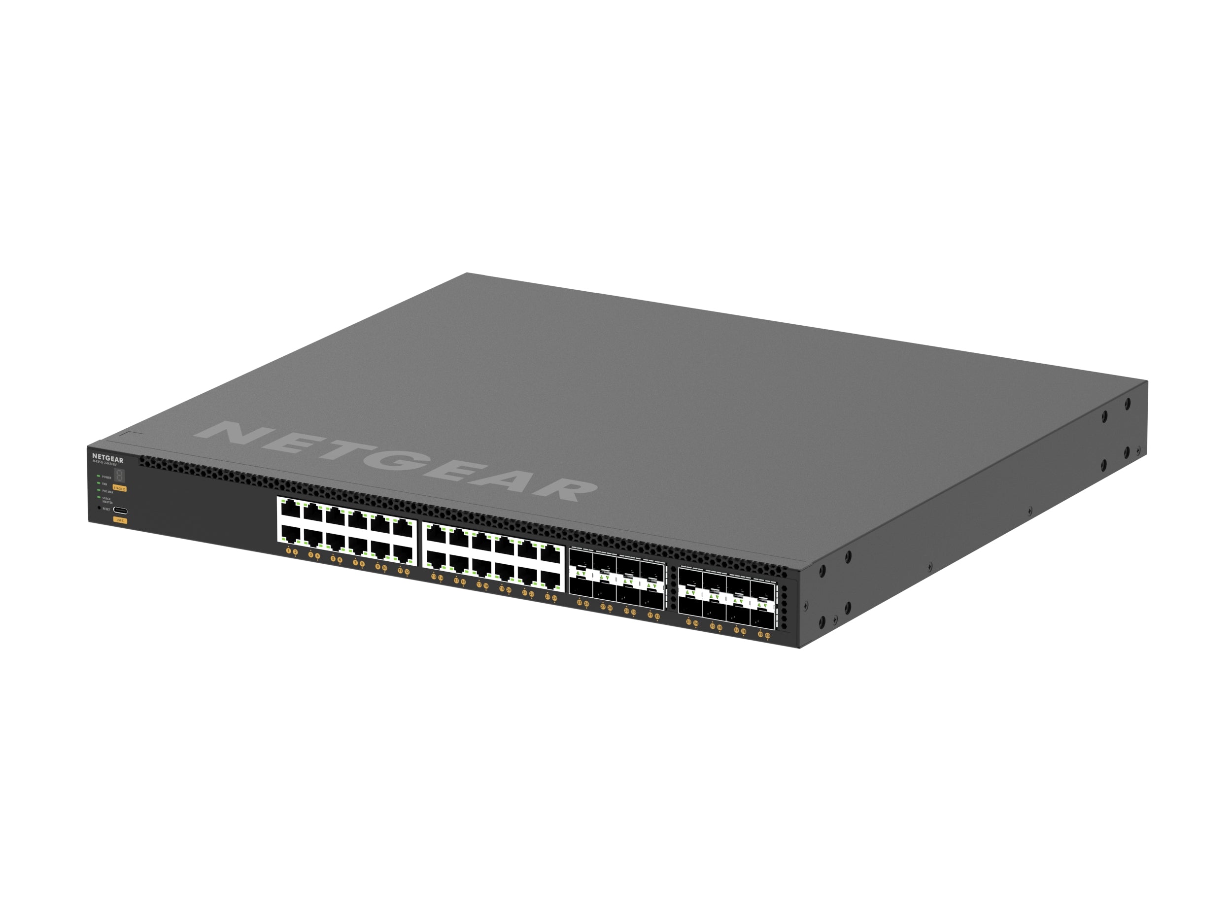 NETGEAR M4350 XSM4340FV 40-Port 32xSFP+ and 8xSFP28 25G Managed Switch ...