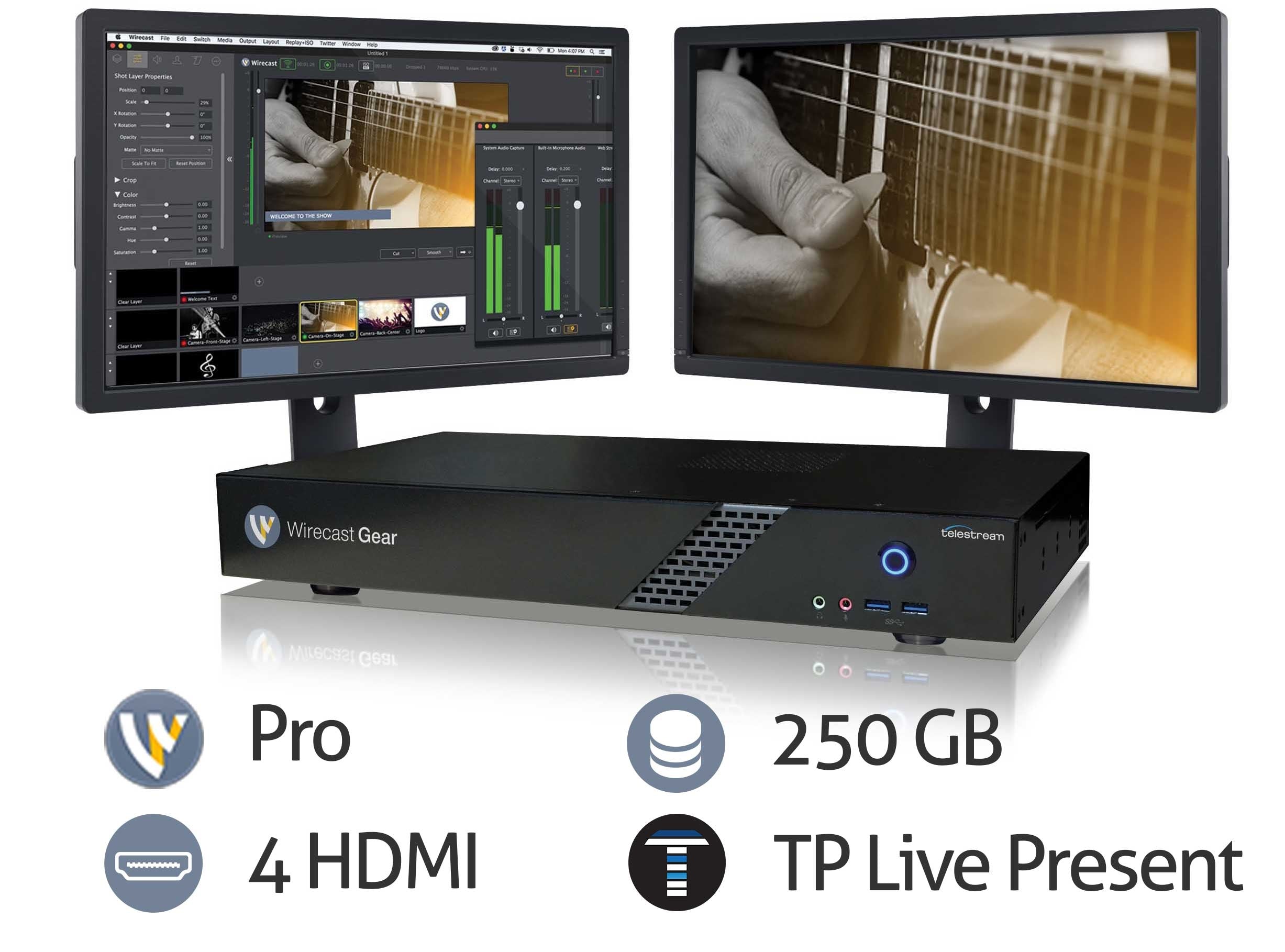 Wirecast Gear 110 with xkeys controller – Videoguys