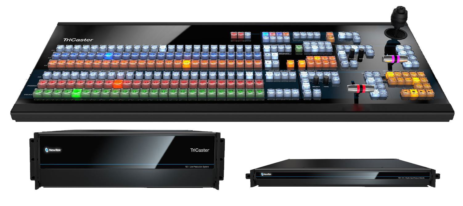 NewTek TriCaster TC1 MAX Bundle with Large Control Panel and Redundant ...